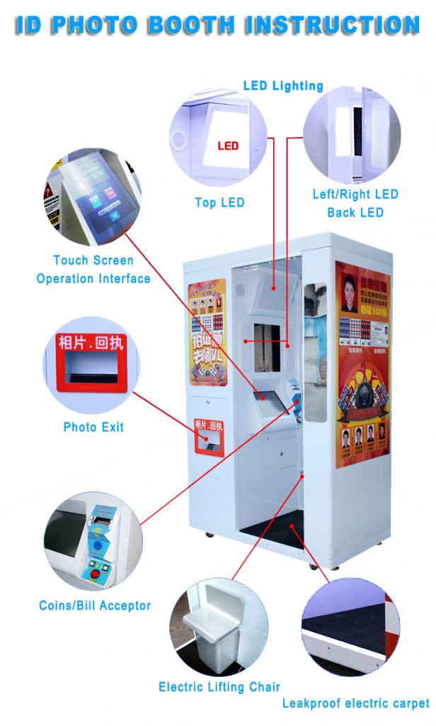 ID, Passport, VISA photo booth factory